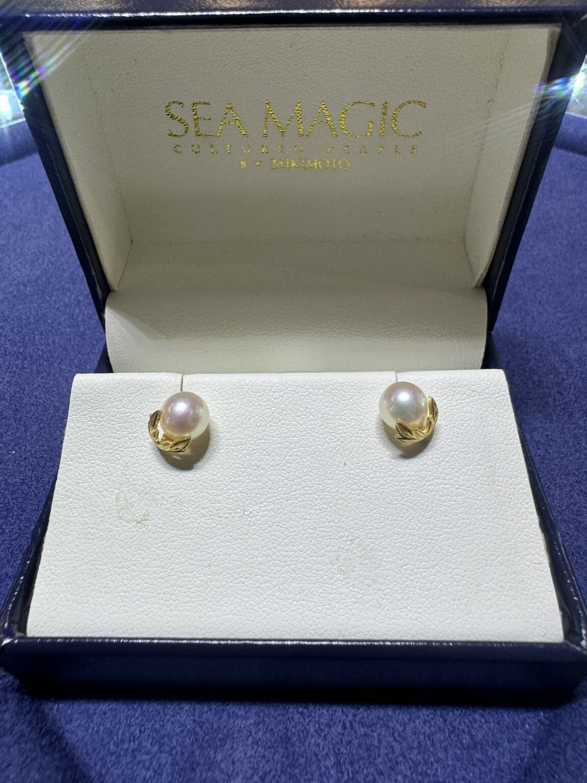 Mikimoto Sea Magic Pearl Stud Earrings - deBella